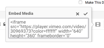 Embed video and web-based content – Kaseya SANDBOX