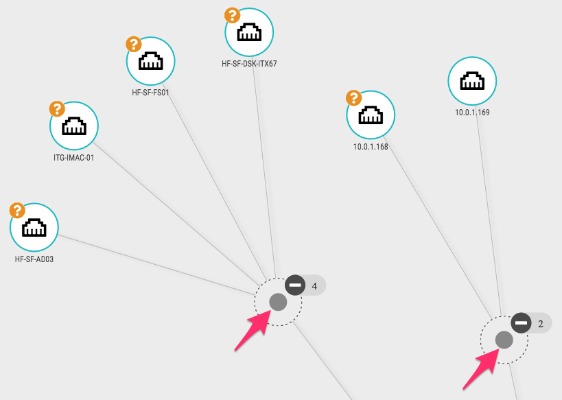 4. Guide to the Network Glue network diagram – Kaseya SANDBOX